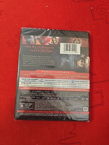 Alien: Romulus (4K UHD + Blu-Ray + Digital Copy) With Rare Slipcover ...