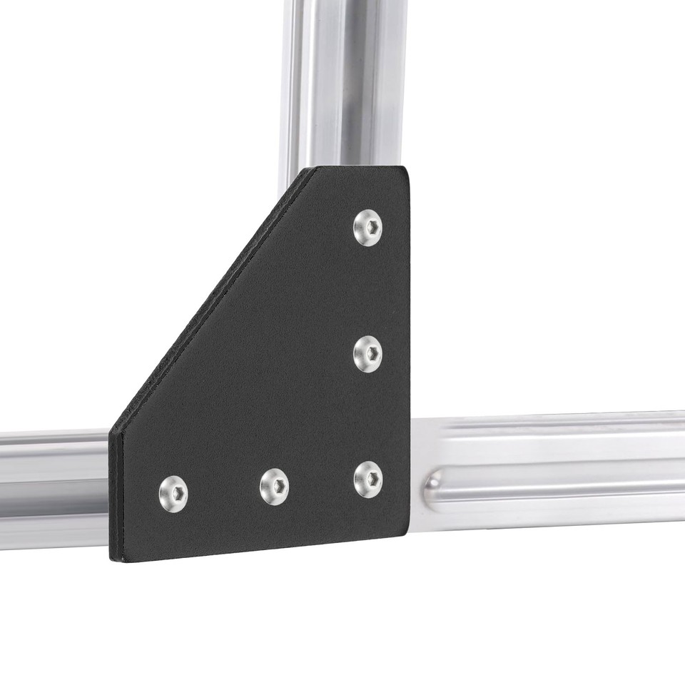 6Set 2020 Corner Bracket Plate, L-Slot Aluminum Extrusion Connector ...