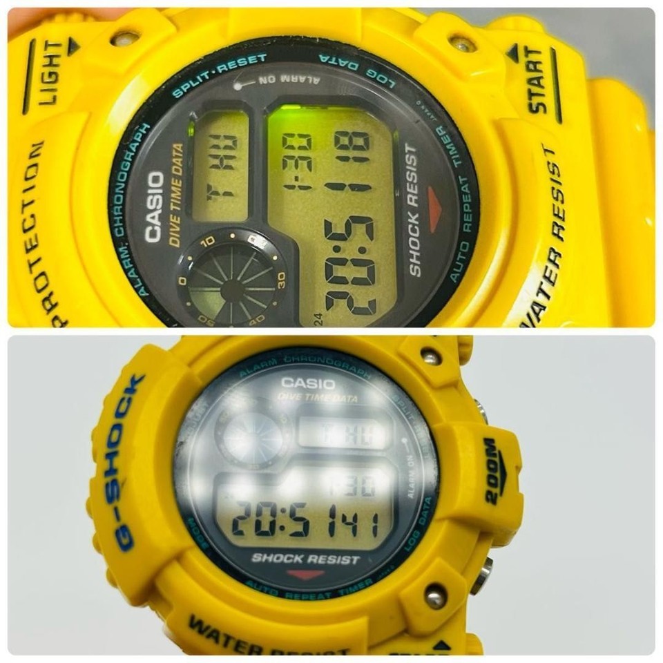 CASIO G SHOCK Watch Frogman FROGMAN DW 6300 G Shock Casio Working ...