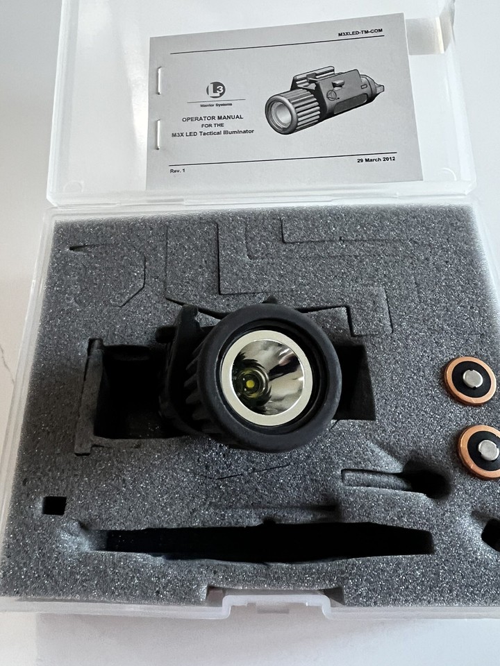 Insight Technology M3X LED Tactical Illuminator FlashLight picatinny ...