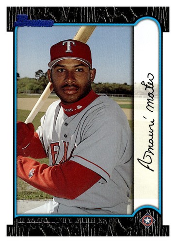 1999 Bowman #98 Ruben Mateo Texas Rangers Baseball Card NM | eBay