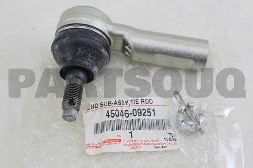 4504609251 Genuine Toyota END SUB-ASSY, TIE ROD, RH/LH 45046-09251 | eBay