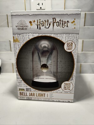 Harry Potter Bell Jar Light Golden Snitch Touch Lamp USB Power ...