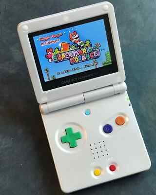 Nintendo Game Boy Advance SP System GBA SP IPS LCD Backlight WHITE | eBay