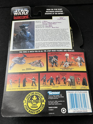 Star Wars Shadows Of The Empire Leia In Boushh Disguise W/Blaster Rifle ...