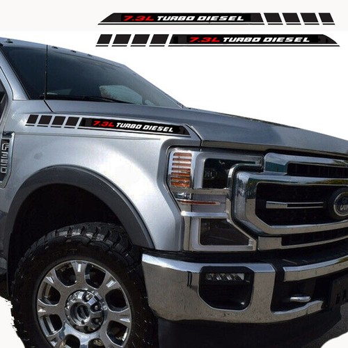 7.3L PowerStroke Turbo Diesel Hood decals sticker for Ford F250 F350 ...