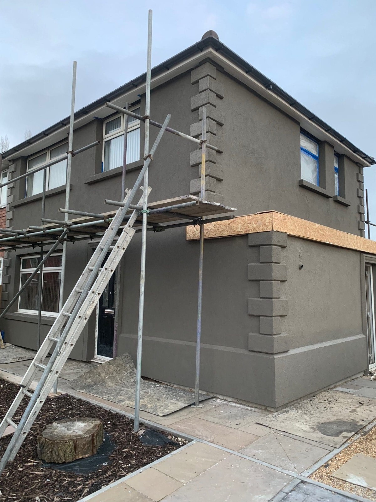 50mm Grey Polystyrene Graphite EPS board for EWI (12 pcs) 8.64m2 ...