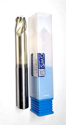 3/4" Carbide End Mills 3 Flute Ballnose ZrN Coated Endmill GWS CNC ...