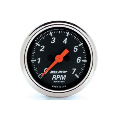 Autometer Designer Black 2-1/16" Tachometer 7000rpm AU1477 | eBay