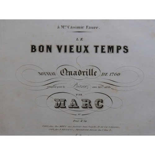 MARC Le Bon Vieux Temps Piano ca1850 | eBay