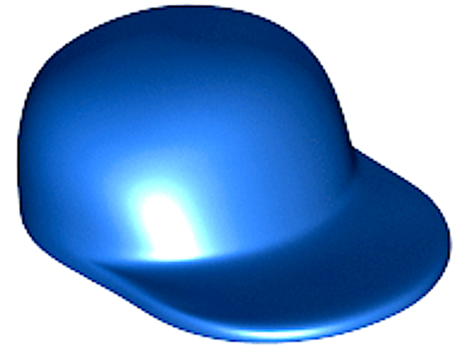 Lego Baseball Hat Cap Minifigure Headgear Boy Girl Sports Dark Blue Red ...