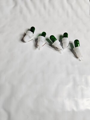 LIONEL GREEN BULB 8352-511 WEDGE BASE 5 Bulbs FOR 148 DWARF SIGNAL ...