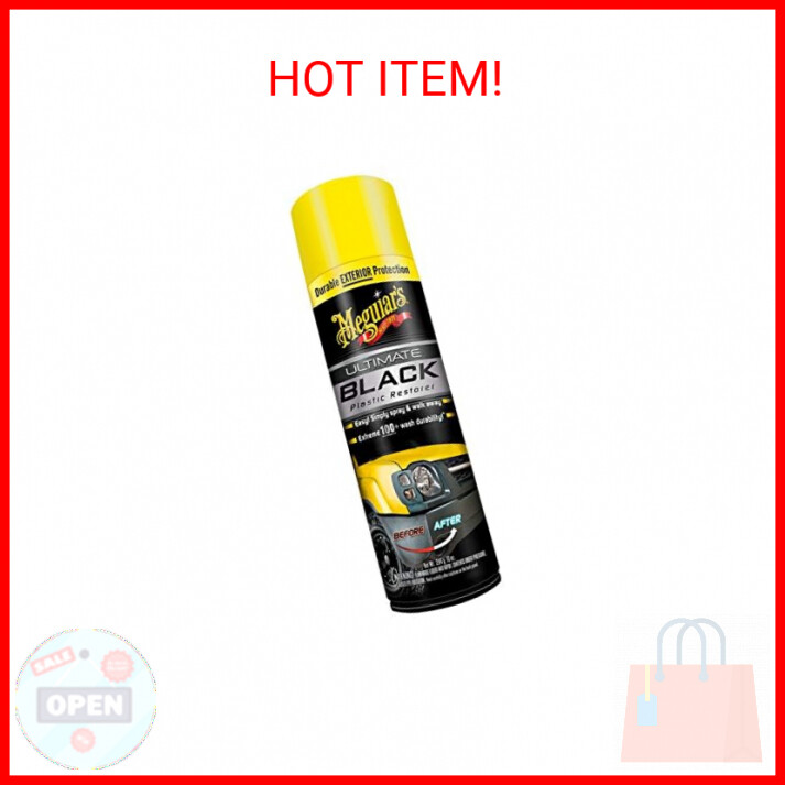 Meguiar's Ultimate Black Plastic Restorer - 1 Oz Spray Can | eBay