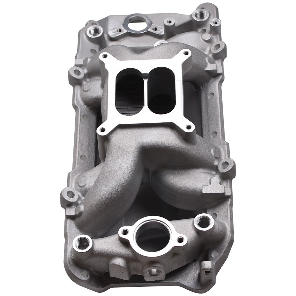 BBC Aluminum High Rise Dual Plane Intake Manifold For 396-454 BBC Chevy ...