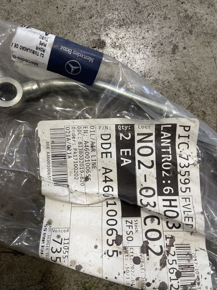 DETROIT DIESEL OIL/AIR LINE DDE-A4600100655, OEM Detroit Diesel Part ...