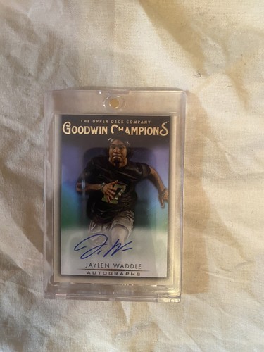 Jaylen Waddle 2021 Goodwin Champions Auto Jaylen Waddle Rookie Auto RC ...