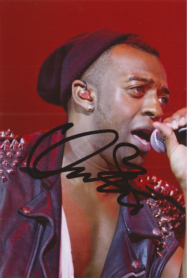 JLS: ORITSE WILLIAMS SIGNED 6x4 ACTION PHOTO+COA*EVERYBODY IN LOVE ...