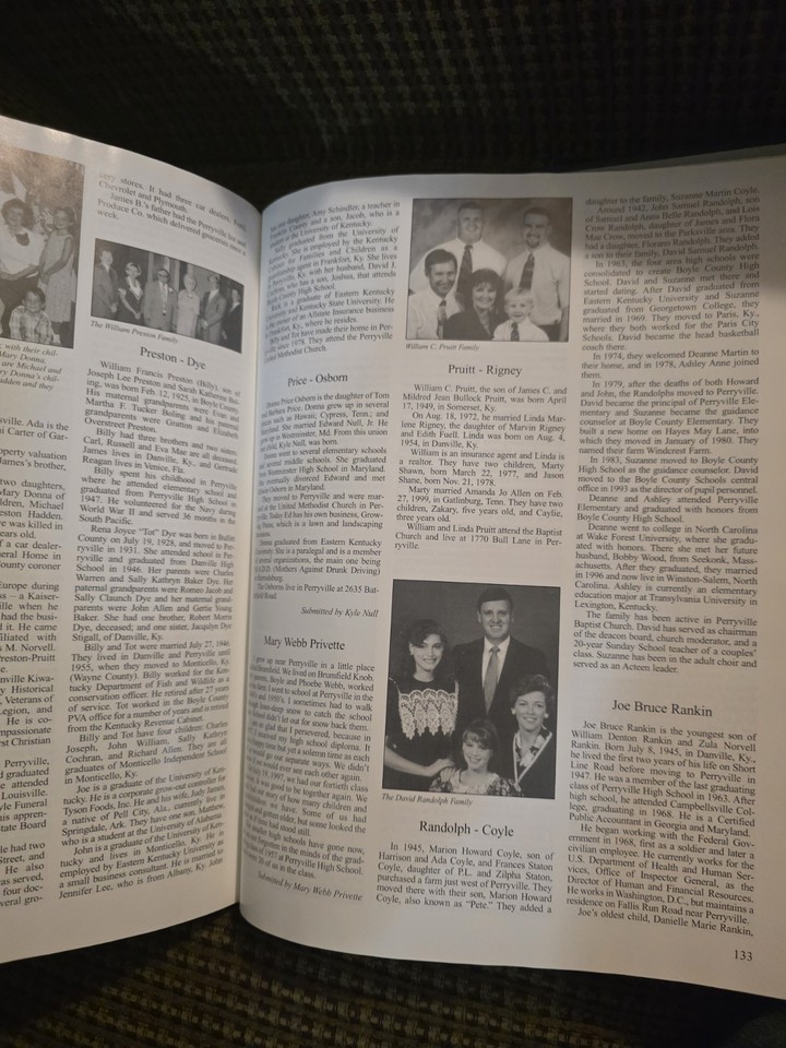 Perryville Kentucky Community History Boyle County 1776-2000 Book Free ...