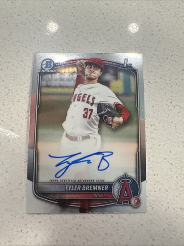 2025 Bowman Draft Tyler Bremner- 1st Bowman Chrome Auto- Angels | eBay
