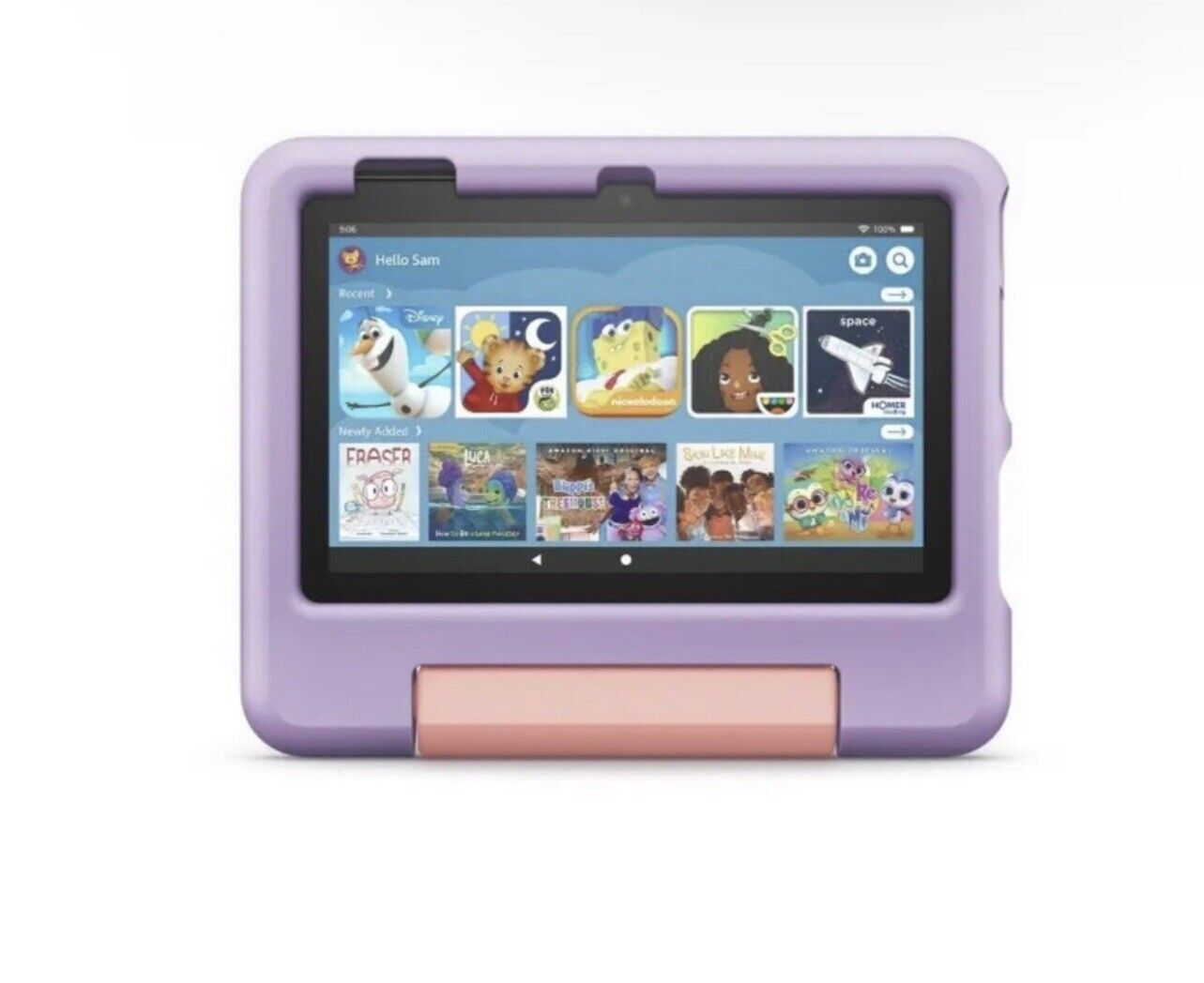 Amazon Fire 7 Kids 12th Gen. 16GB , Wi-Fi, 7" - Purple, with Sleeve ...