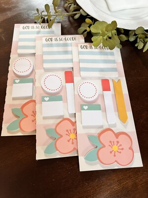 Sticky Notes, Cute!! 3 Pack Of Sticky Notes, Great For Gifts Or Your ...