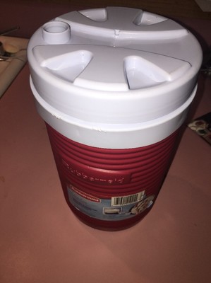 rubbermaid water jug 1/2 gal red | eBay