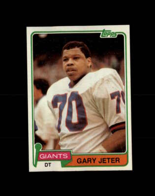 1981 Topps Football #289 Gary Jeter STARX 8 NM/MT CS63999 | eBay