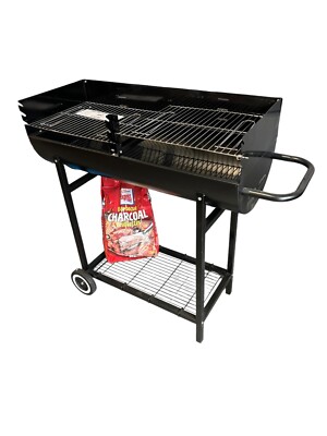 Lifestyle Half Barrel Charcoal BBQ LFS253 BRAND NEW | eBay UK