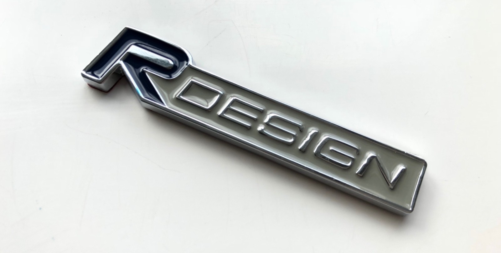 1X VOLVO BLUE R DESIGN Car Rear Boot Badge C30 S40 V50 XC60 XC90 S60 ...