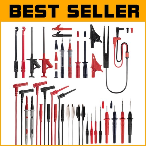29PCS Multimeter Test Leads Kit - Probes, Clips, and Storage for ...