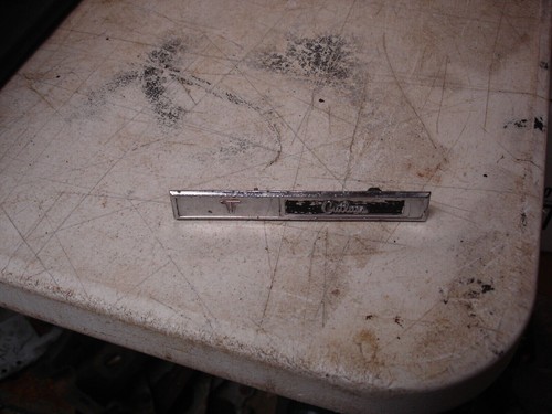 1964 Oldsmobile Cutlass Chrome Dash Emblem W Pins Original GM OEM | eBay