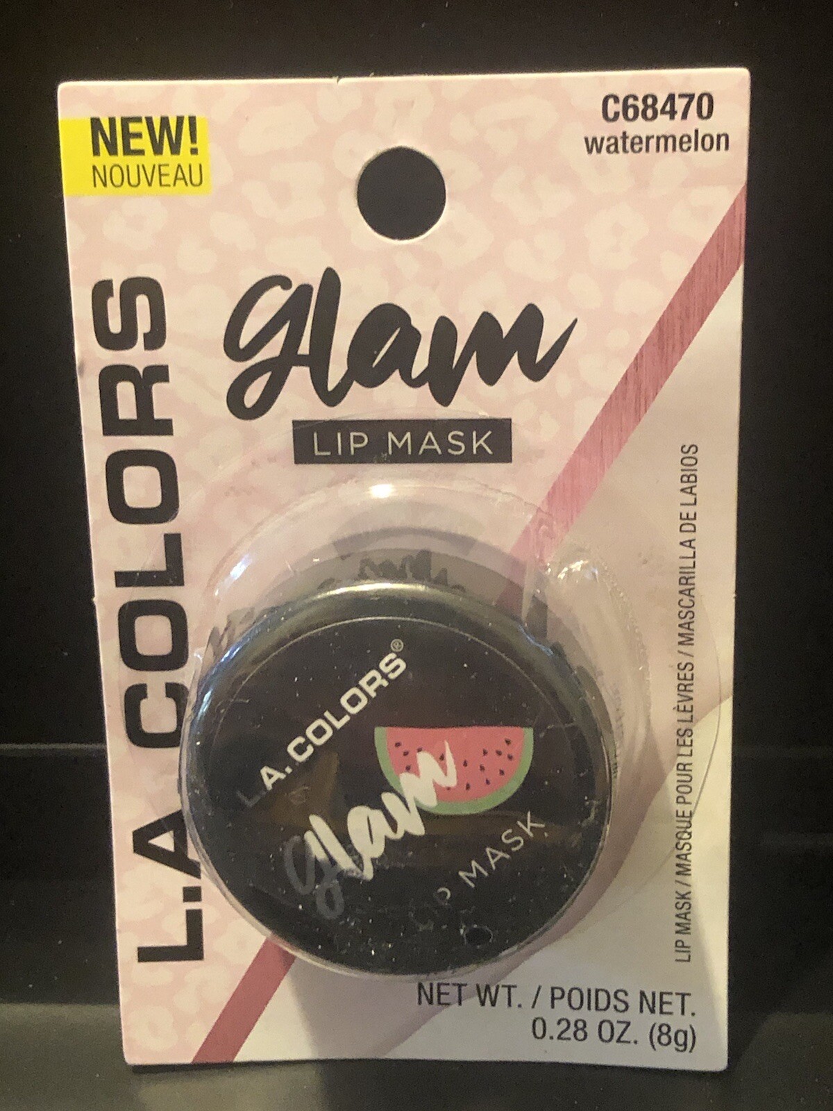 L.A. Colors c68470 glam lip mask watermelon-Brand New-SHIPS N 24 HOURS ...