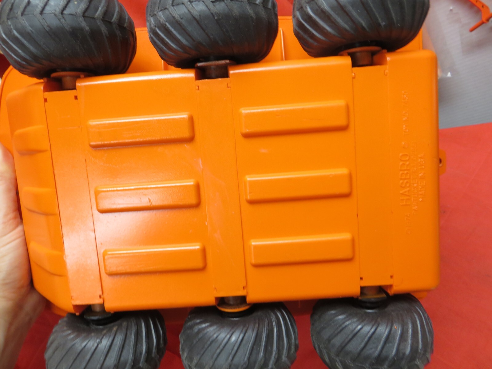 1964 VINTAGE GI JOE JOEZETA : CUSTOM ORANGE 6 WHEEL ATV : ADVENTURE ...