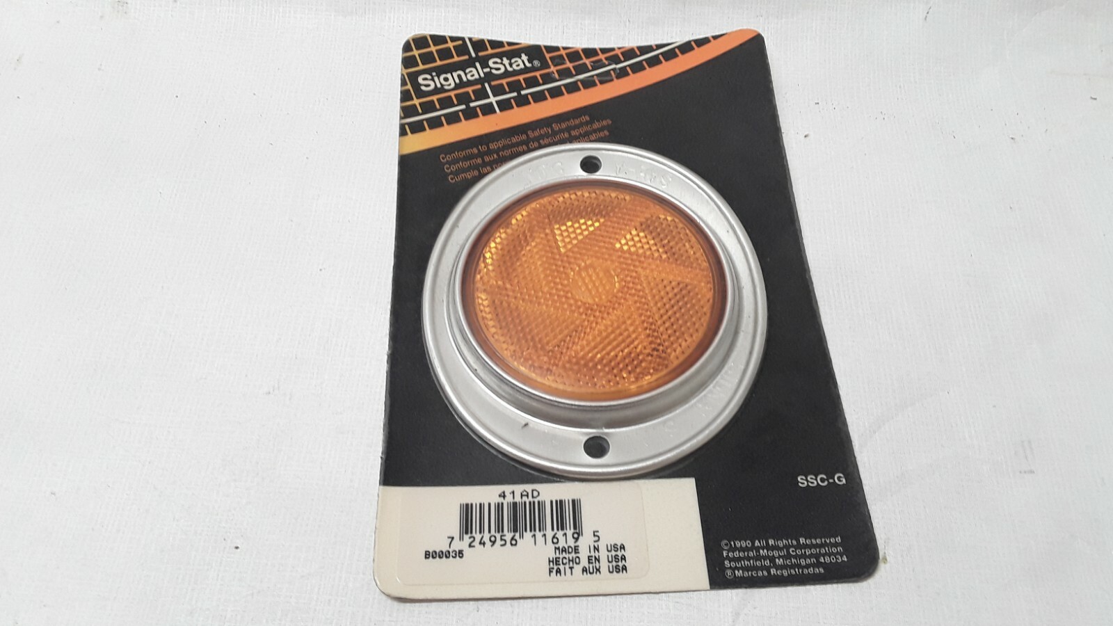 Signal Stat 41-A 41AD Reflector SAE-A Orange SAE-90 77-886 DOT made in ...