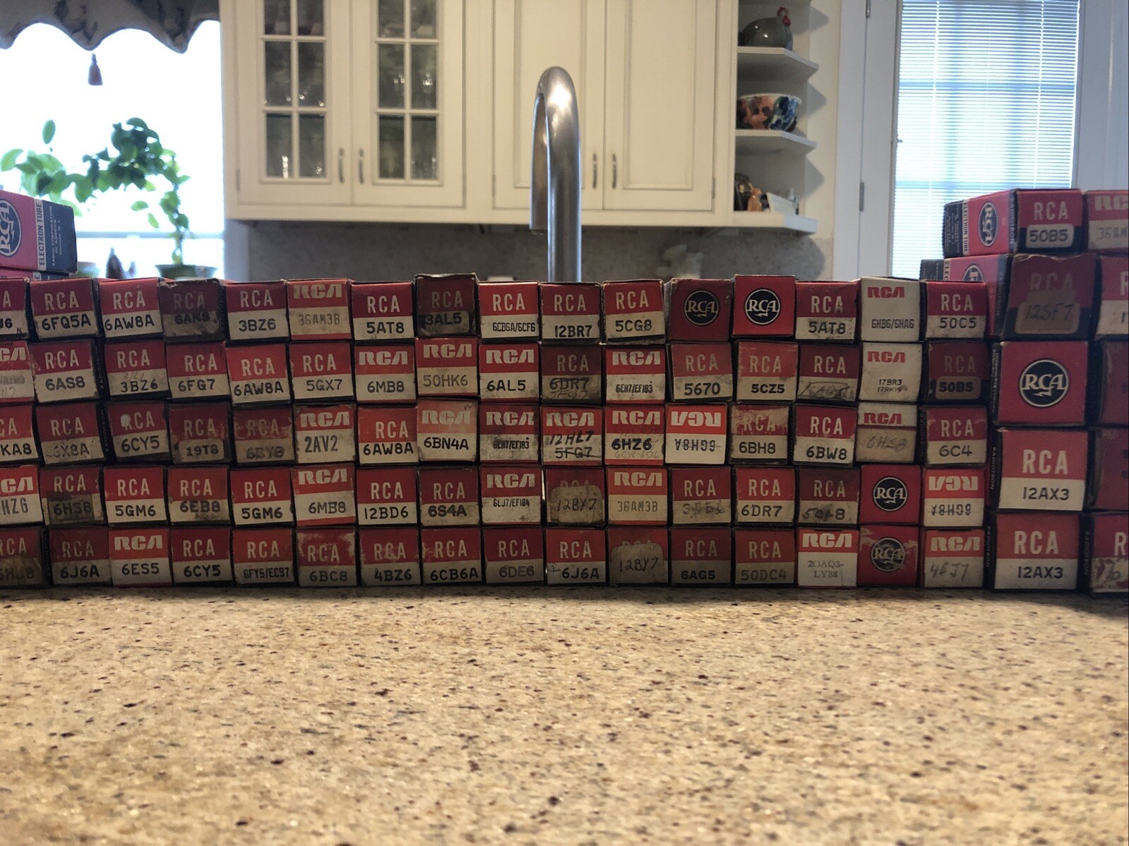 New NOS Boxed (100) RCA GE Lot Vacuum Tubes for Radio Receivers ...