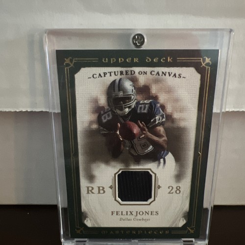 Felix Jones 2008 Upper Deck Masterpieces Captured on Canvas Jersey # ...