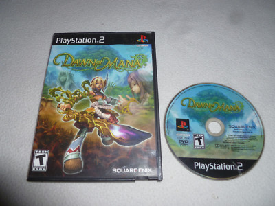 PLAYSTATION 2 PS2 DAWN OF MANA VIDEO GAME W CASE RPG SQUARE ENIX ROLE ...