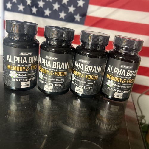 Alpha Brain Memory Focus Daily Cognitive Support 14 Capsules 4 Pack | eBay