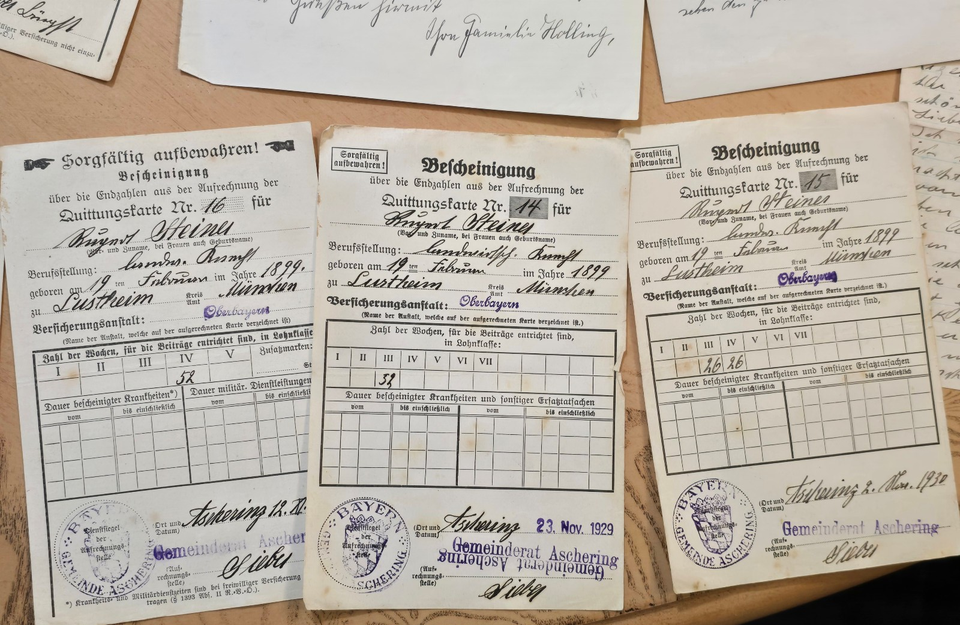 WWII German Steiner Family Archive Wartime Feldpost Photos Documents ...