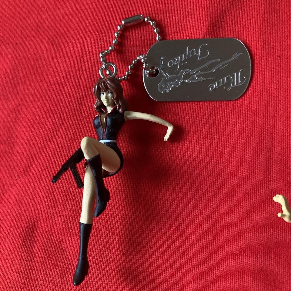 Lupin the Third Action Style Keychain Set Lupin Fujiko Goemon Jigen ...