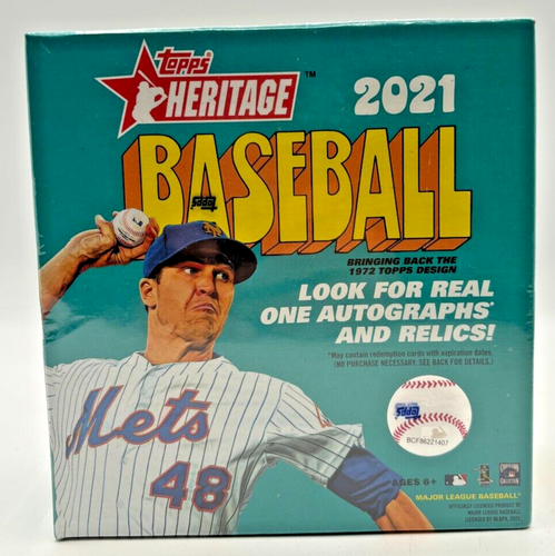 2021 Topps Heritage Baseball Trading Card - 138 Cards - Mega Box ...