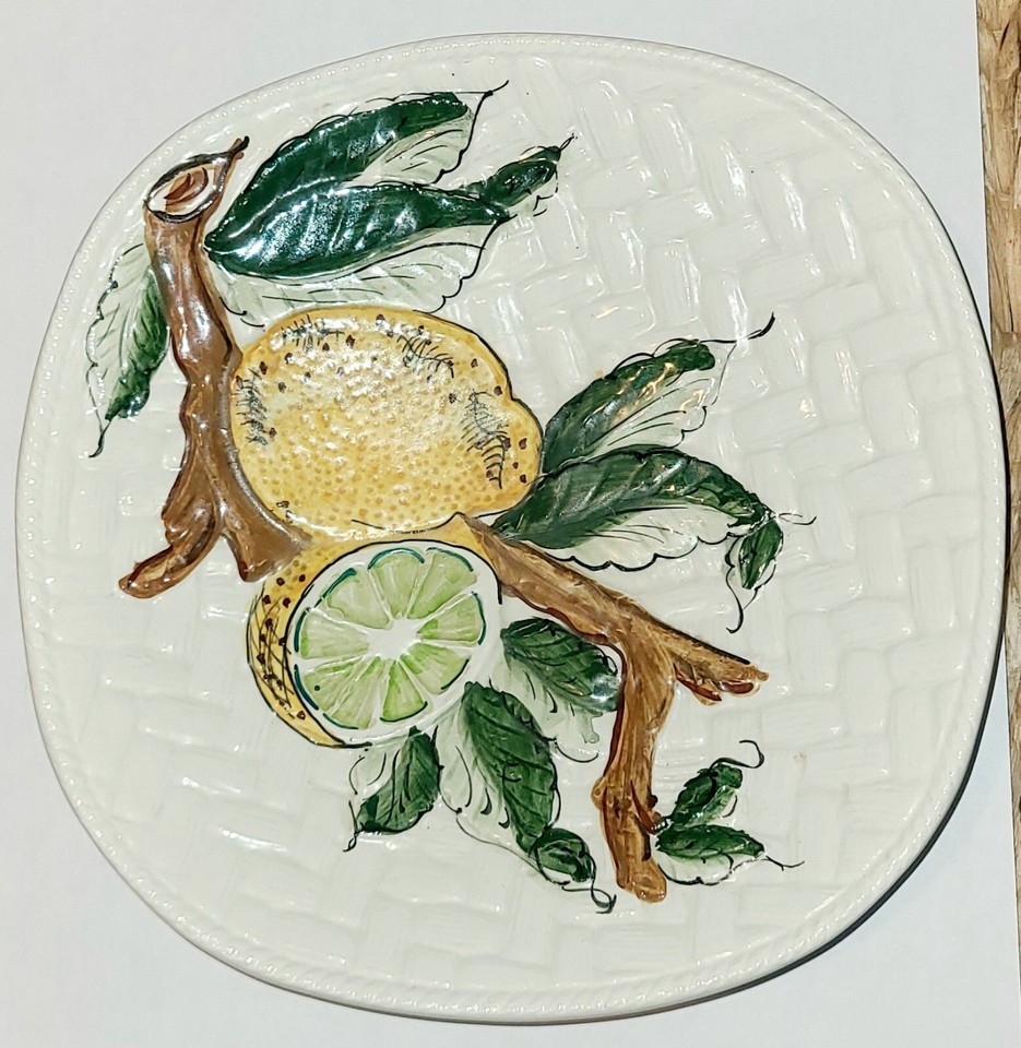 Vintage Portugal Hand Painted Lemons, Toast & Jam Set | eBay