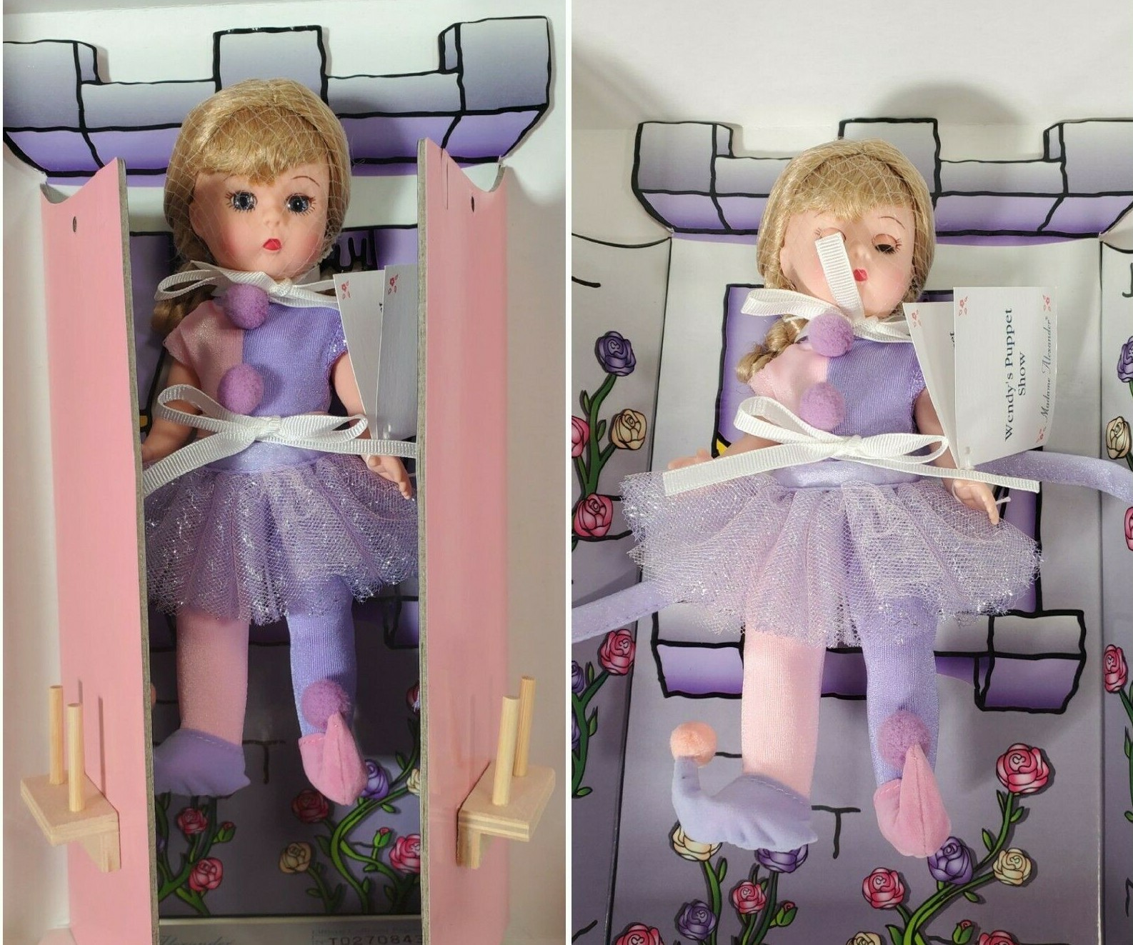 NEW 2000 Madame Alexander 8" Doll Wendy's Puppet Show #33780 w ...