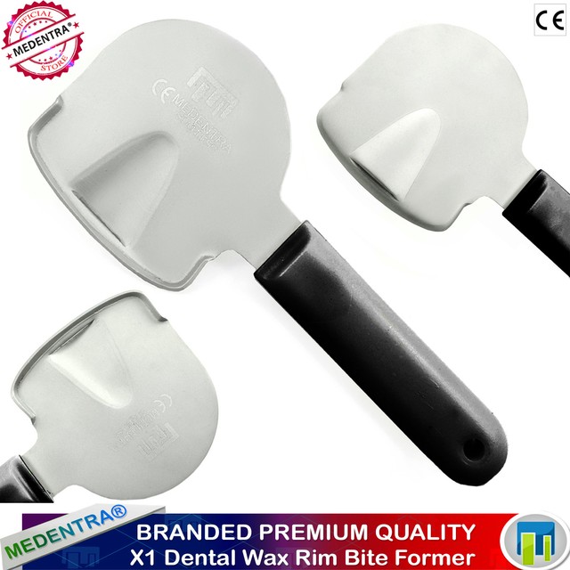 3PCS Denture Bite Rim Wax Former Paddle Hot Plate Upper Rims ...