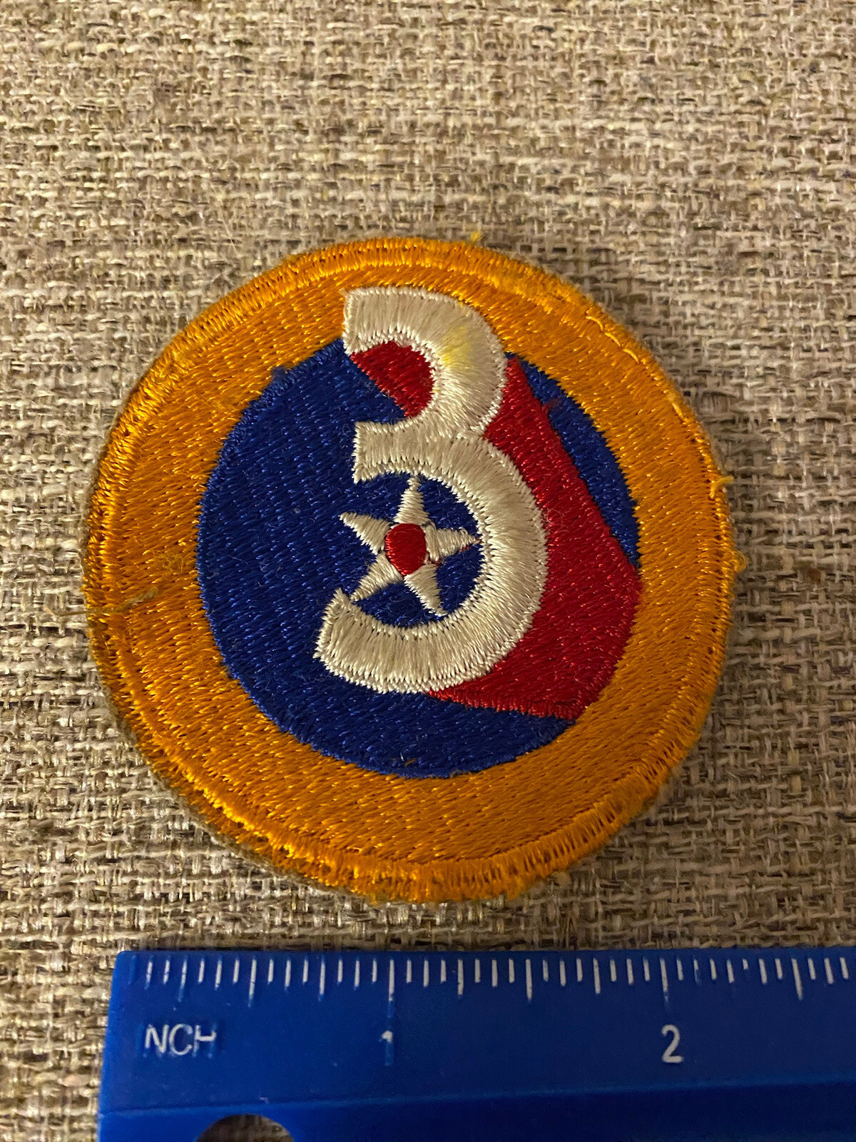 WWII US Army 3rd Air Force Patch Air Corps INV2923 | eBay