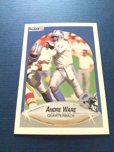1990 Fleer Update Football Andre Ware Rookie Card #U-92 Factory Set ...