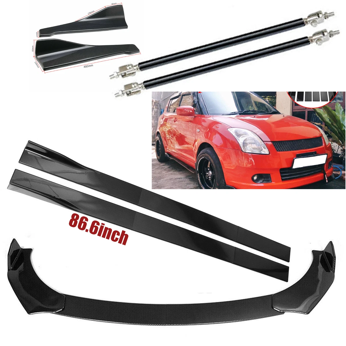 Modified Maruti Swift With Spoiler