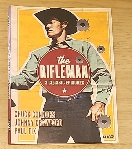 The Rifleman DVD 3 Classic Episodes **DVD Disc & ARTWORK ONLY** NO CASE ...
