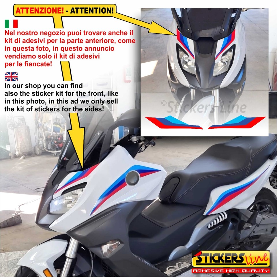 Stickers Fairing Motorcycle BMW C650 Sport C 650 Motorsport M ...