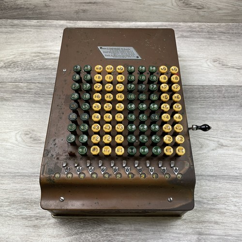 Felt & Tarrant MFG Co. Comptometer Trade Adding Machine Chicago USA ...